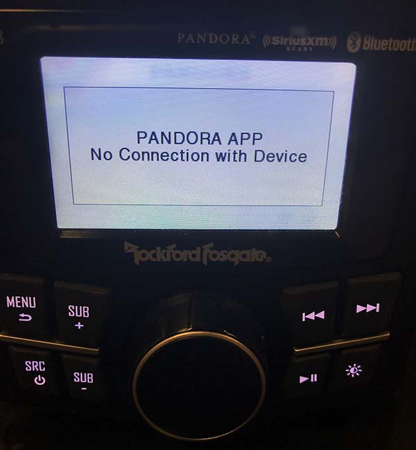 Pandora bug fix for Android on PMX source units – Rockford Fosgate